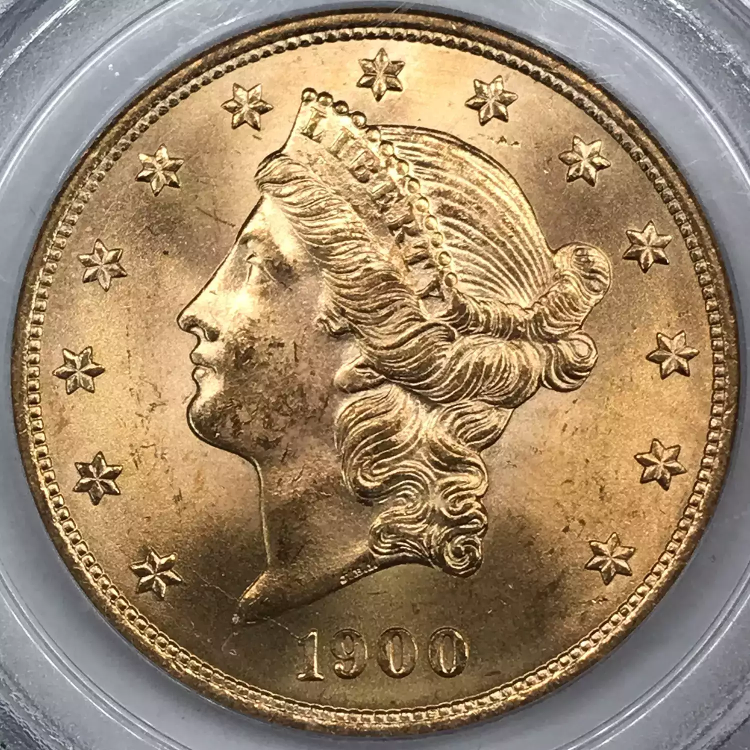 1900 Liberty Head $20 Gold Double Eagle PCGS MS-64 CAC - Old Pueblo Coin