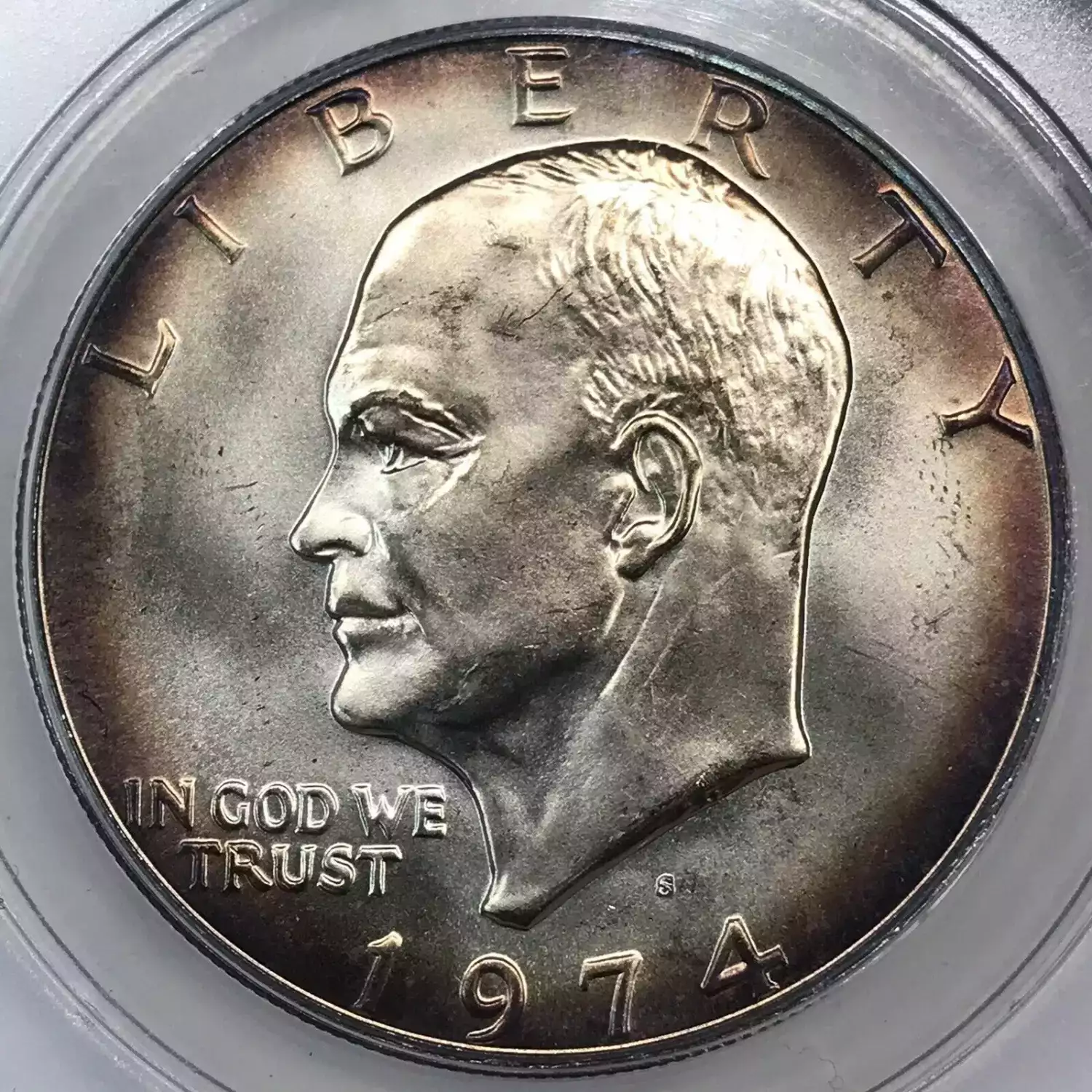 1974-S Silver Ike Eisenhower Dollar ANACS MS-67 - Old Pueblo Coin