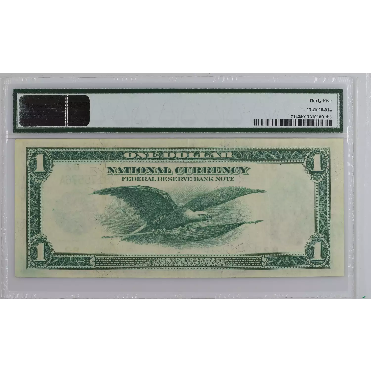 1918 $1 Federal Reserve Bank Notes 712 PMG 35 - Old Pueblo Coin