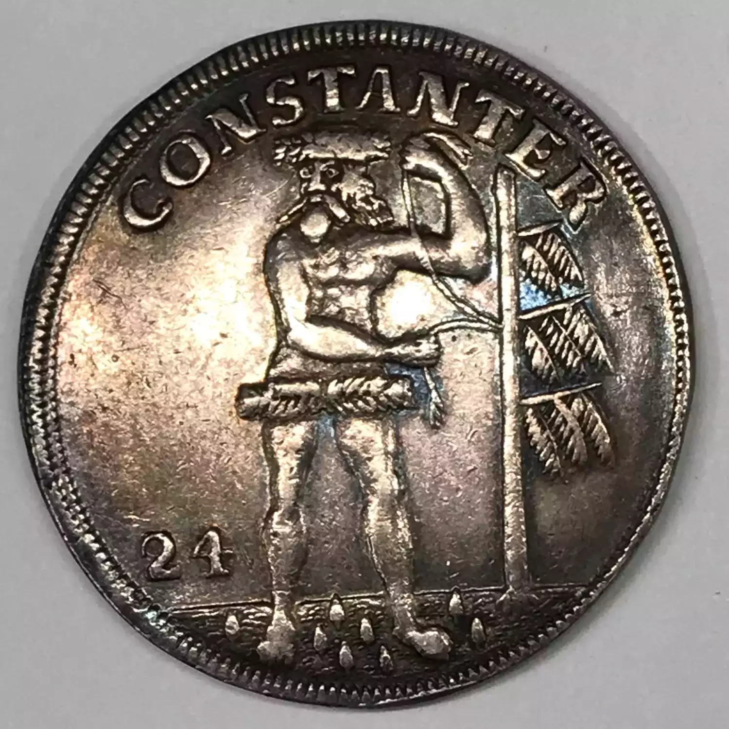 1713-HH GERMAN STATES Silver 24 MARIENGROSCHEN (2/3 Thaler) Wildman ...