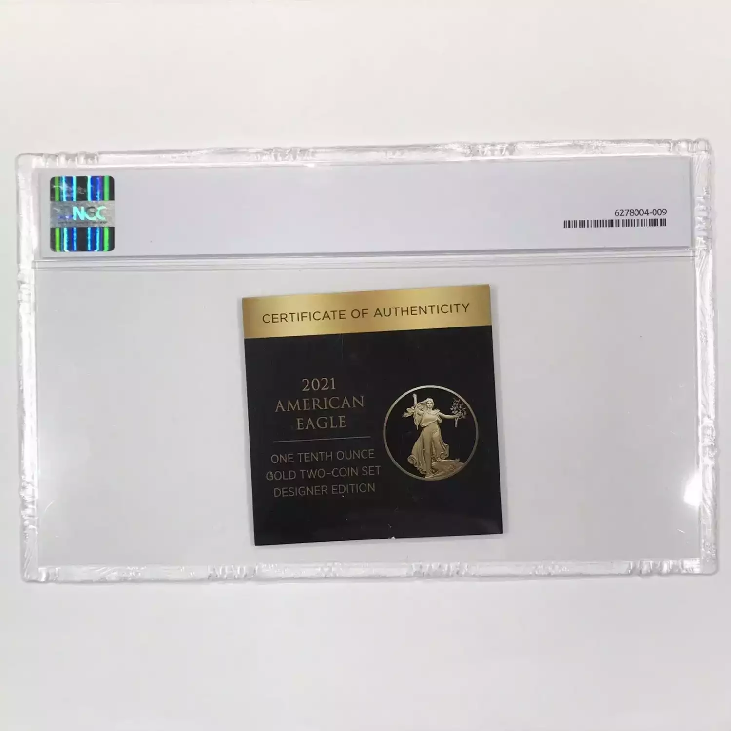 2021 1/10 oz $5 Gold Eagle NGC PF-70 Ultra Cameo Type 1 & 2 Designer ...