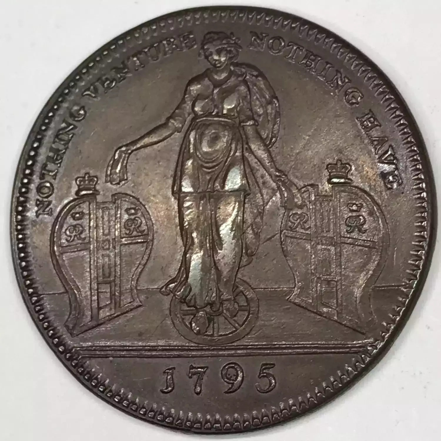 1795 Great Britain Copper Half Penny Conder Token MIDDLESEX ...