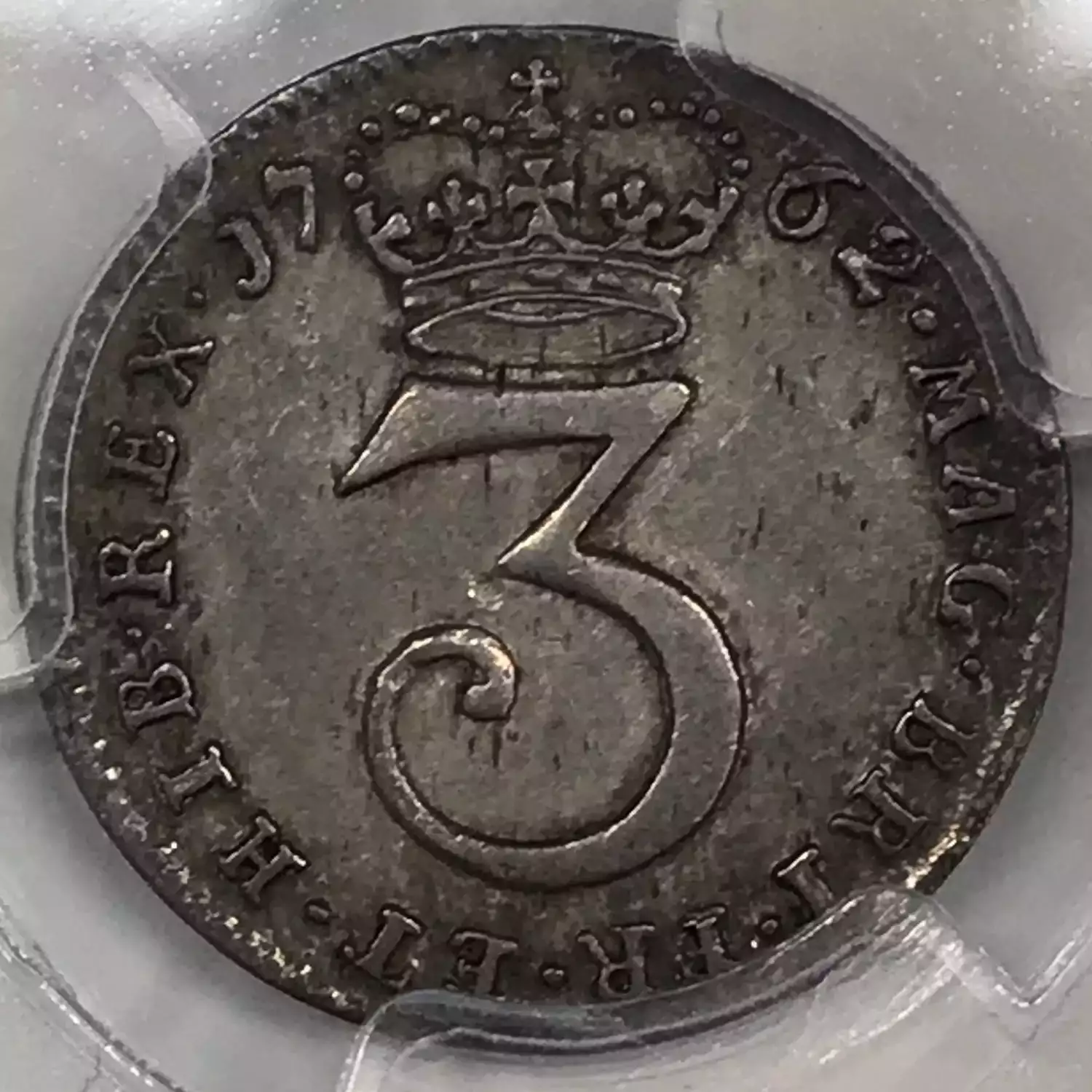 1762 Great Britain Silver 3 PENCE PCGS AU-58 S-3753 Esc-2254 - Old ...