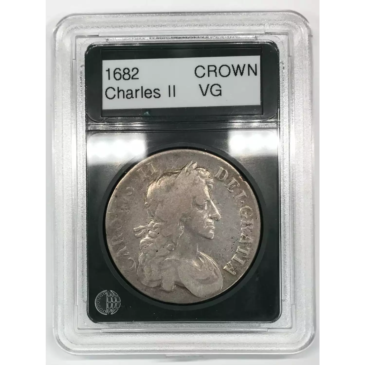 1682 GREAT BRITAIN Silver CROWN - Old Pueblo Coin