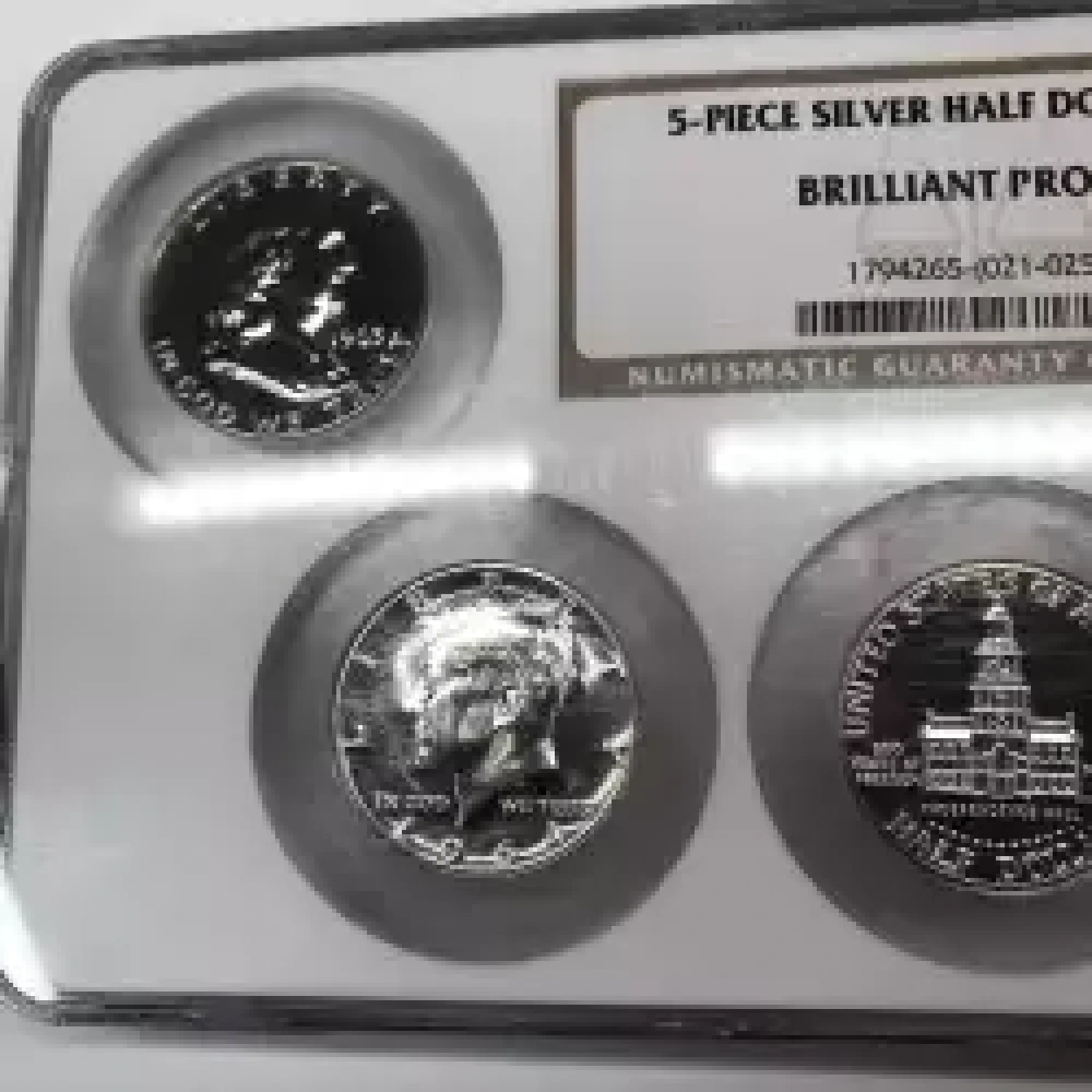 1963-2000 Silver Kennedy Half Dollar NGC Brilliant Proof 5-Piece Set ...