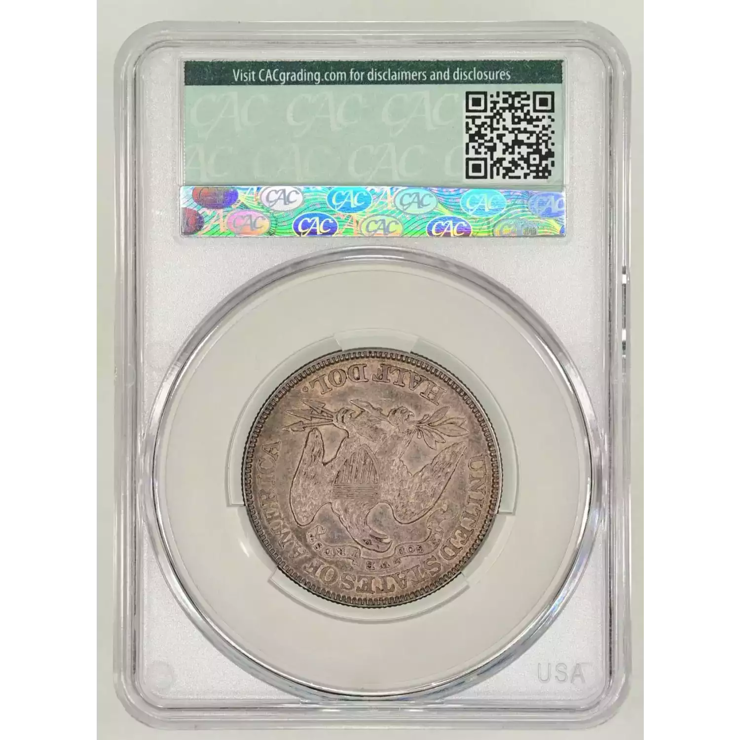 1877 Seated Liberty Half Dollar CACG XF 40 CAC - Old Pueblo Coin