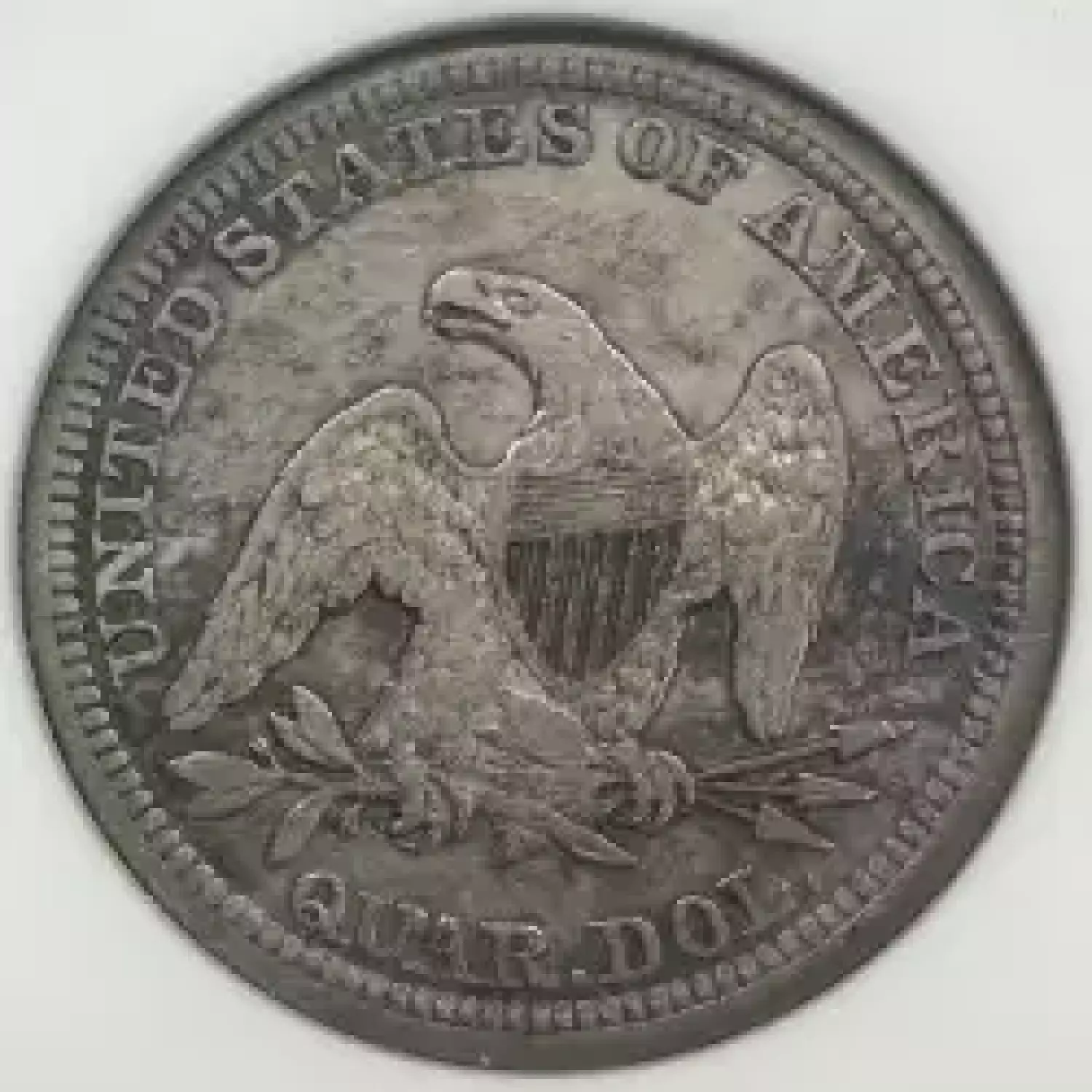 1856 Seated Liberty Quarter ANACS VF-20 - Old Pueblo Coin
