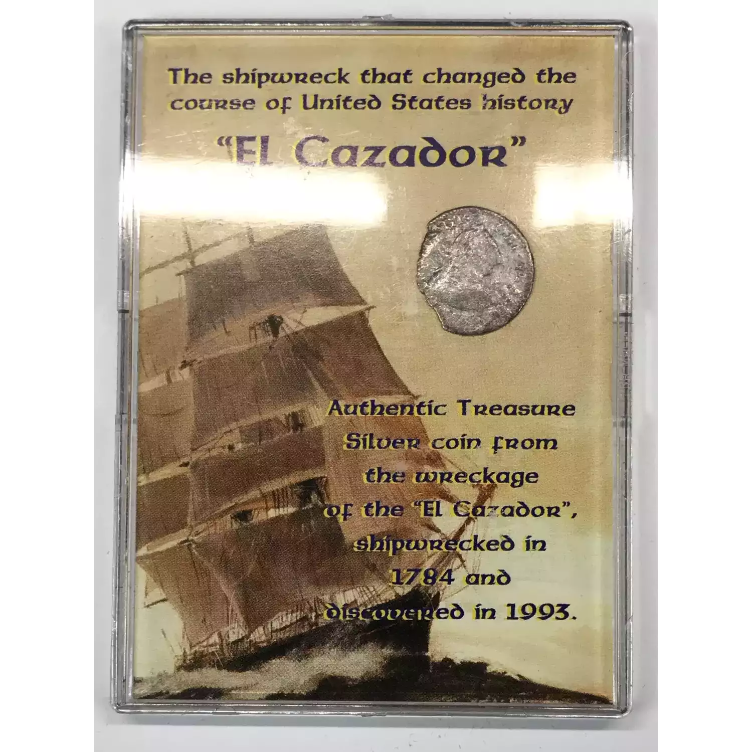 1772-1784 MEXICO Silver 1/2 REAL El Cazador Shipwreck - Old Pueblo Coin