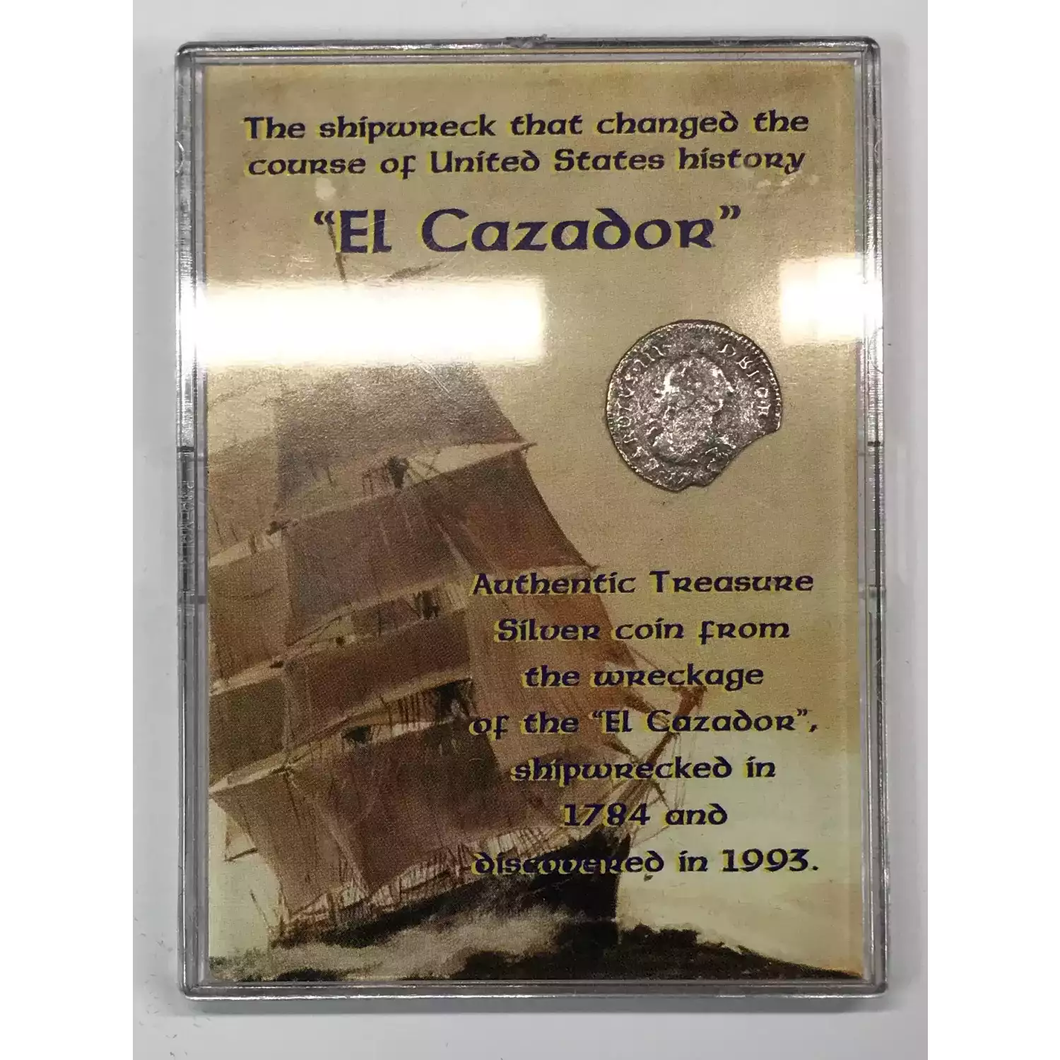 1772-1784 MEXICO Silver 1/2 REAL El Cazador Shipwreck - Old Pueblo Coin
