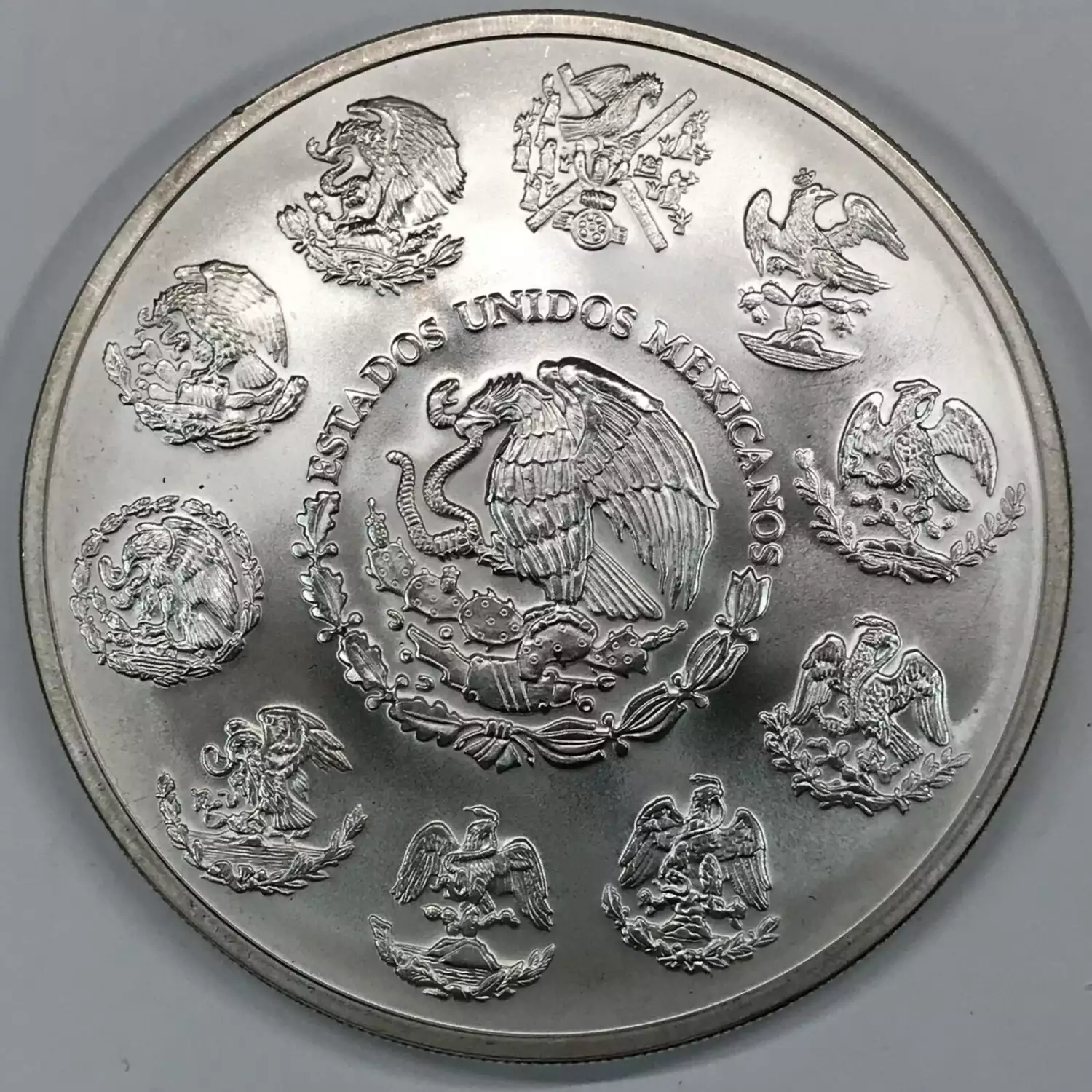 1996-Mo Mexico 5 oz Silver Libertad Onza - Old Pueblo Coin