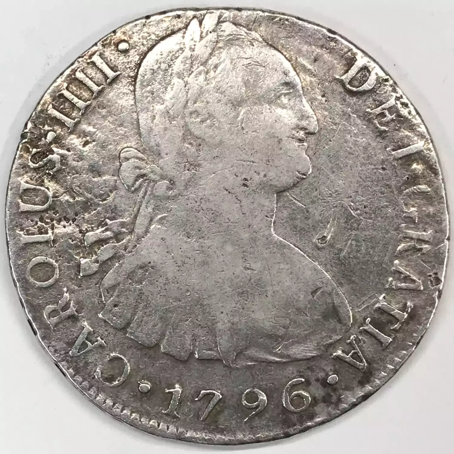 1796-LIMAE IJ PERU Silver 8 REALES - Old Pueblo Coin