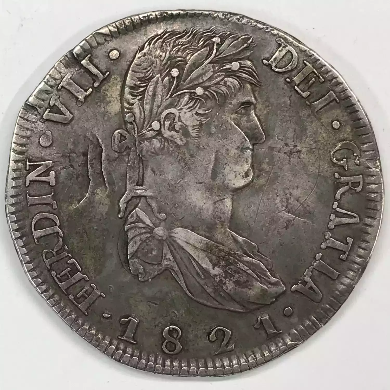 1821-Zs RG Mexico Silver 8 REALES - Old Pueblo Coin