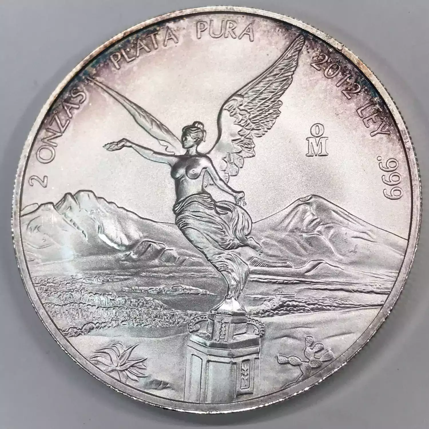 2012-Mo Mexico 2 oz Silver Libertad Onza - Old Pueblo Coin