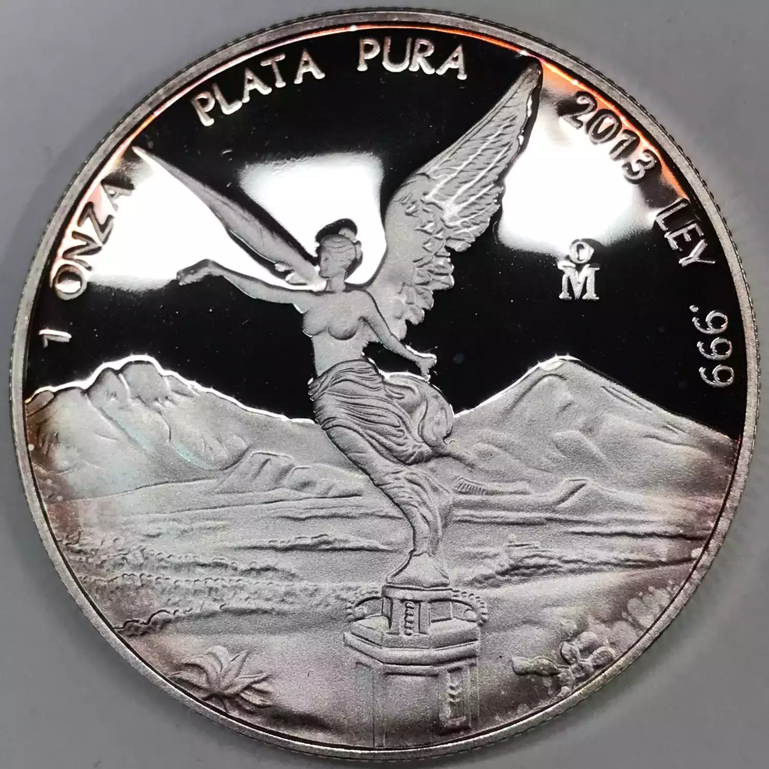 2013-Mo MEXICO Silver ONZA (Troy Ounce of Silver) - Old Pueblo Coin