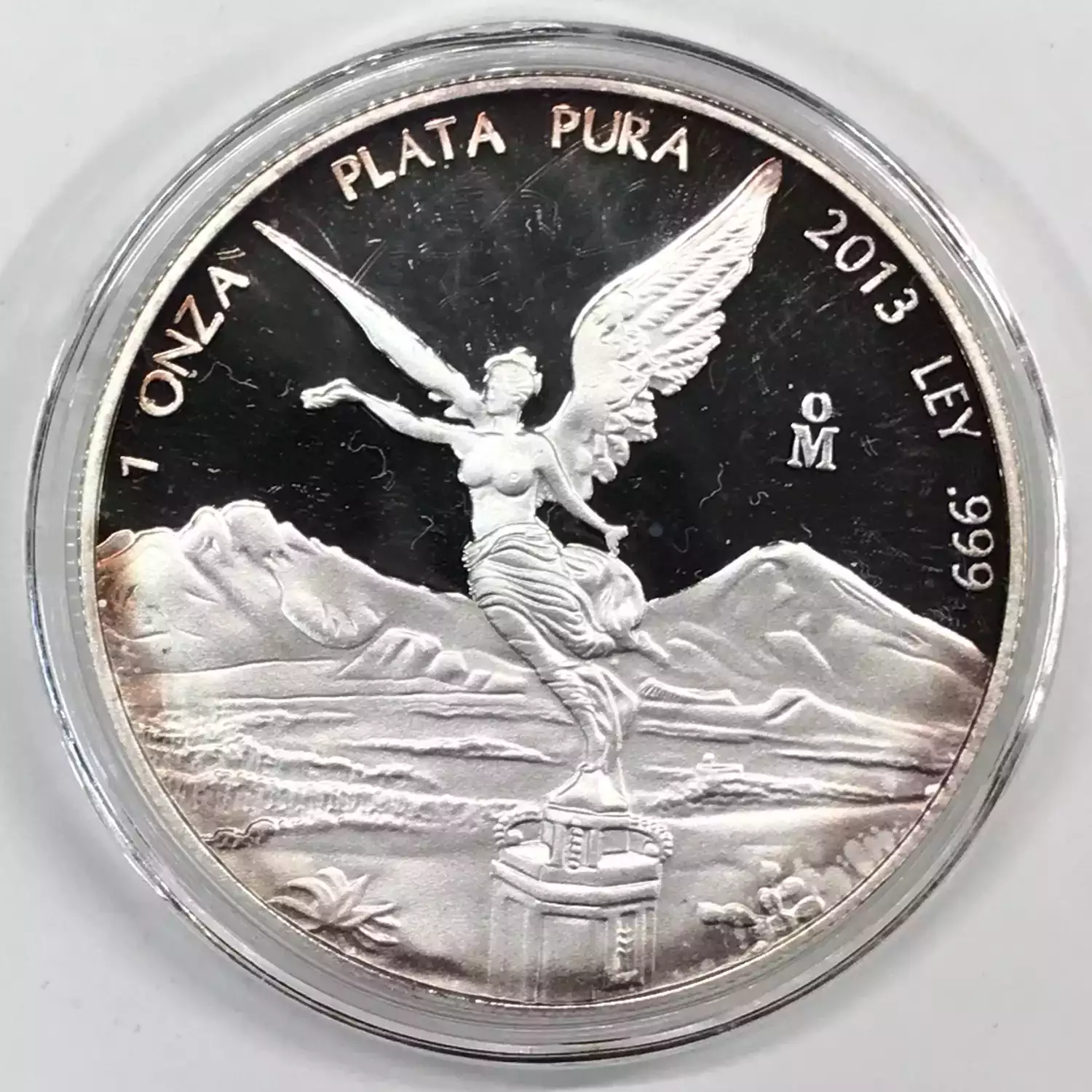 2013-Mo MEXICO Silver ONZA (Troy Ounce of Silver) - Old Pueblo Coin