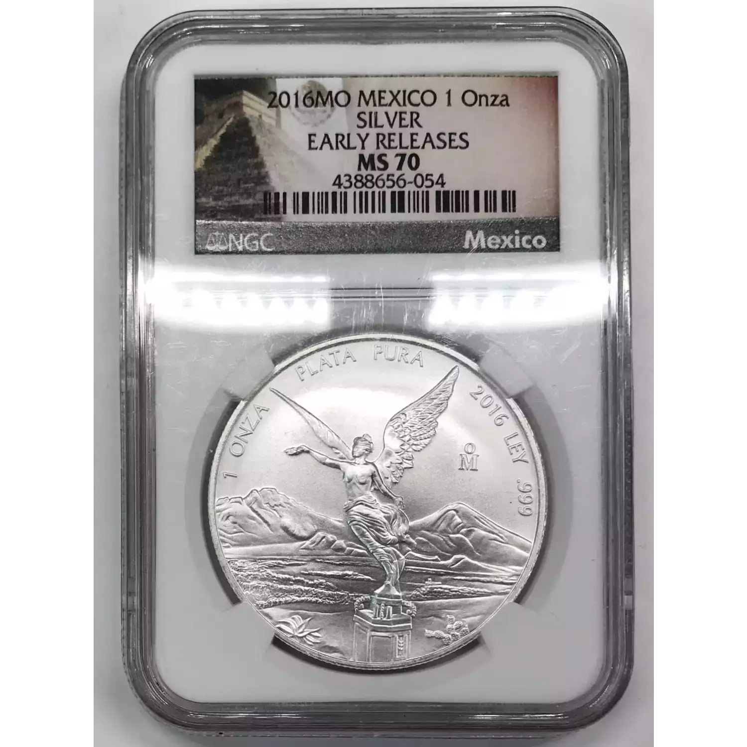2016-Mo Mexico 1 oz Silver Libertad Onza NGC MS-70 EARLY RELEASES - Old ...