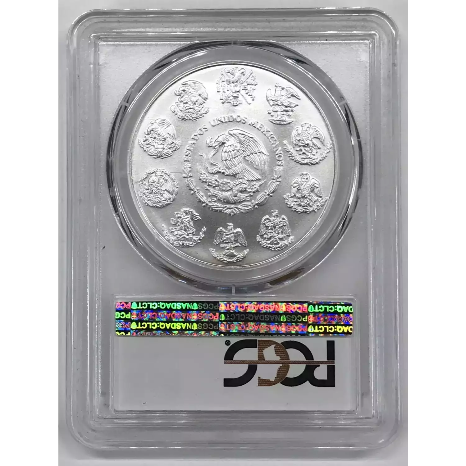 2019-Mo MEXICO Silver ONZA (Troy Ounce of Silver) PCGS MS-70 First ...