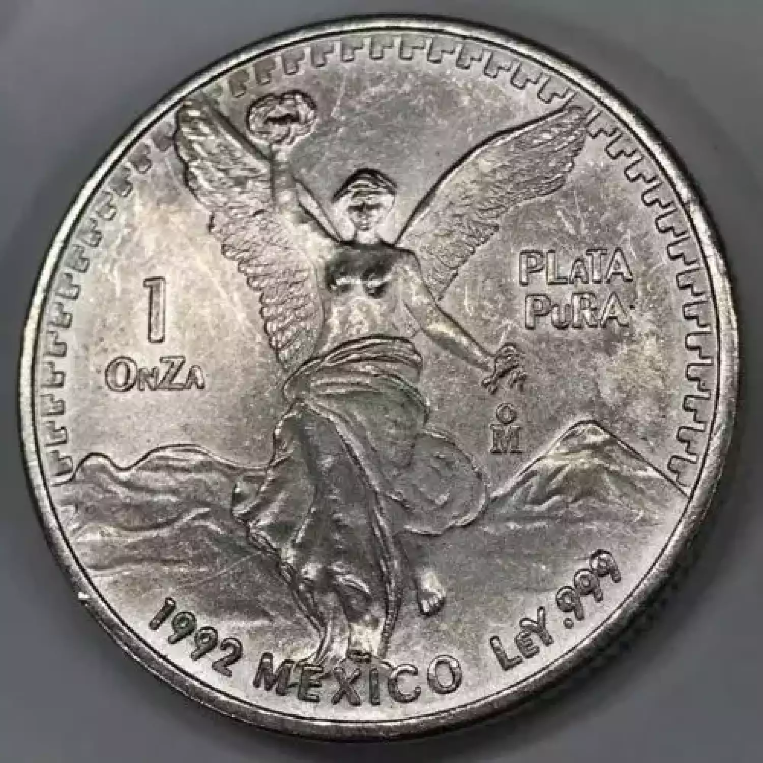 1992-Mo Mexico 1 oz Silver Libertad Onza - Old Pueblo Coin