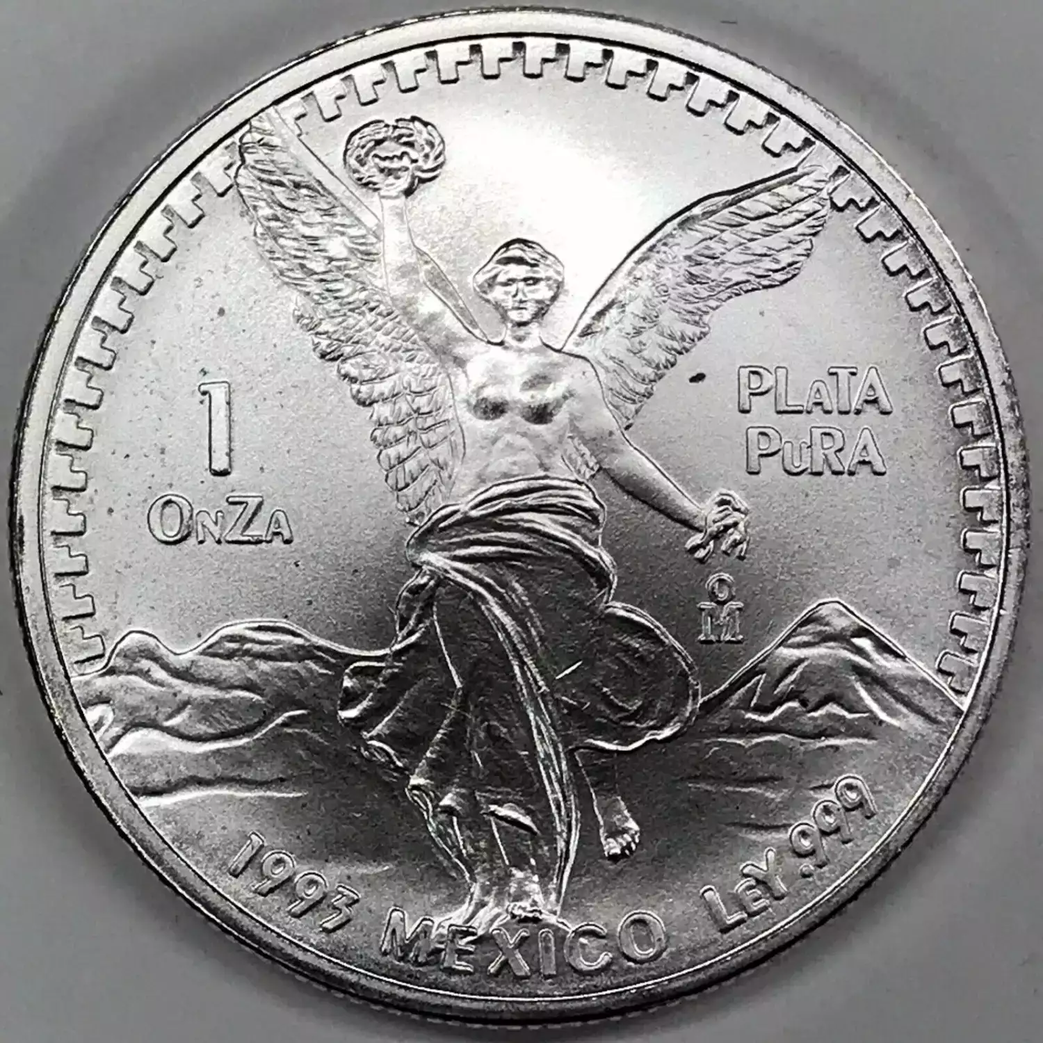1993-Mo Mexico 1 oz Silver Libertad Onza - Old Pueblo Coin