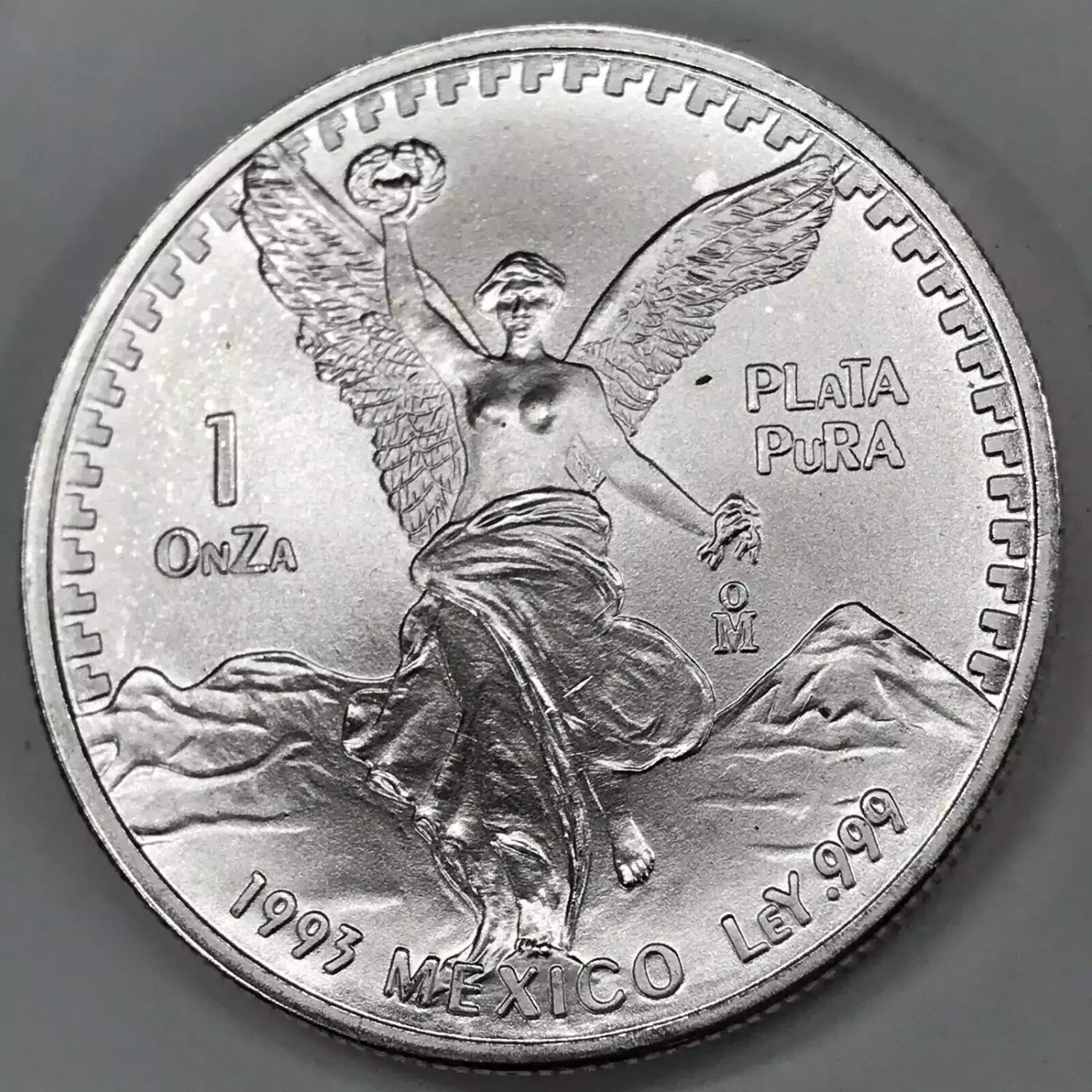 1993-Mo Mexico 1 oz Silver Libertad Onza - Old Pueblo Coin
