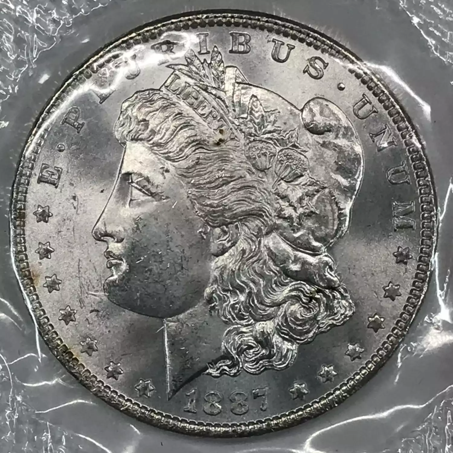 1887 Morgan Silver Dollar Top 100 VAM-12A Alligator Eye - GSA Soft Pack ...