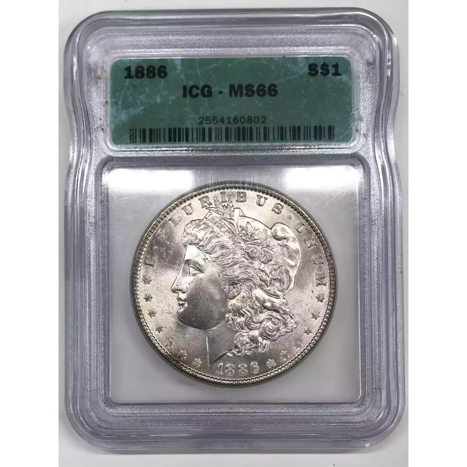 1886 Morgan Silver Dollar ICG MS-66 - Old Pueblo Coin