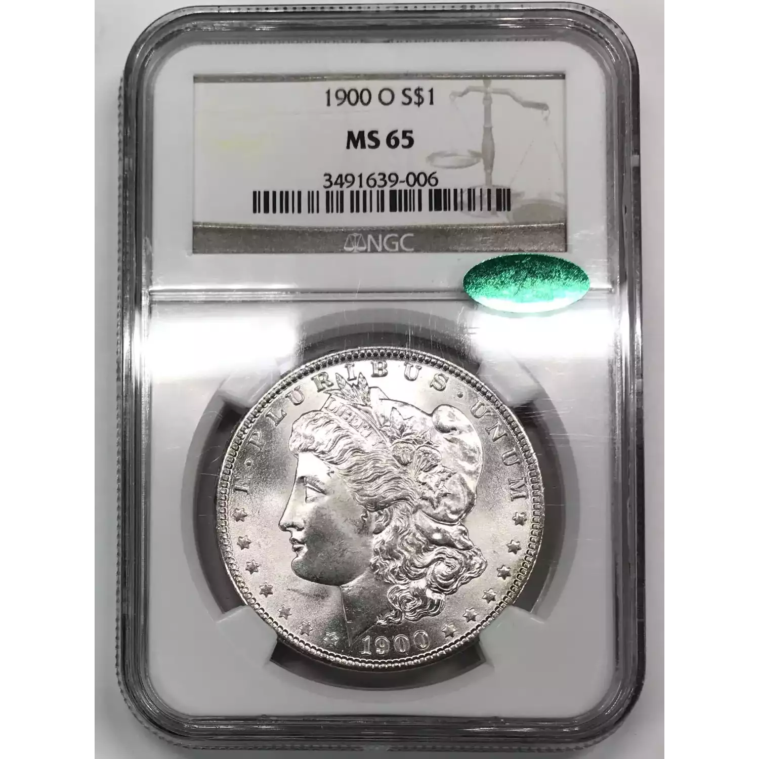 1900-O Morgan Silver Dollar NGC MS-65 CAC - Old Pueblo Coin