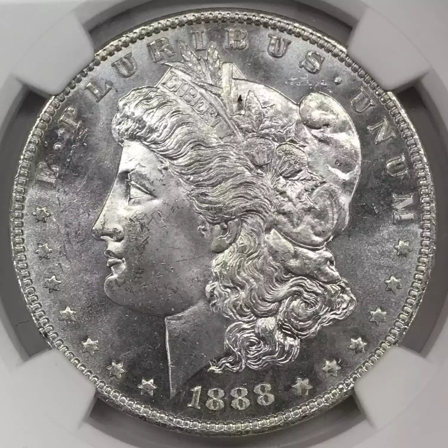 1888 Morgan Silver Dollar NGC MS-64 PL Cross Timbers Dollar Collection - Old Pueblo Coin