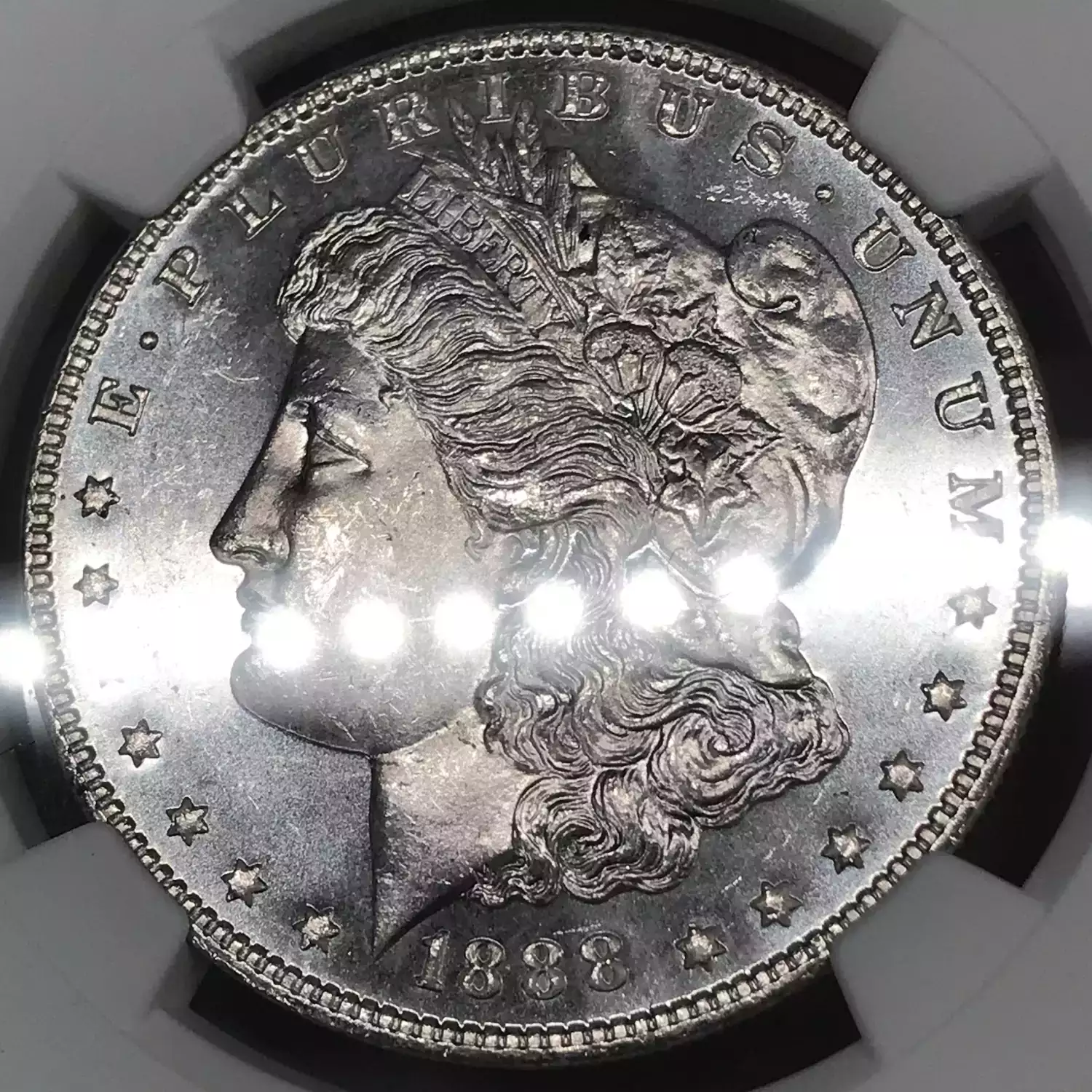 1888 Morgan Silver Dollar NGC MS-64 PL Cross Timbers Dollar Collection - Old Pueblo Coin