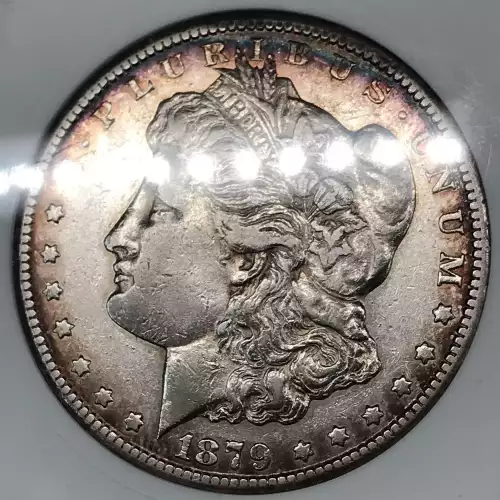 1879-CC Morgan Silver Dollar ANACS XF-40 TOP 100 VAM-3 CAPPED DIE - Old Pueblo Coin