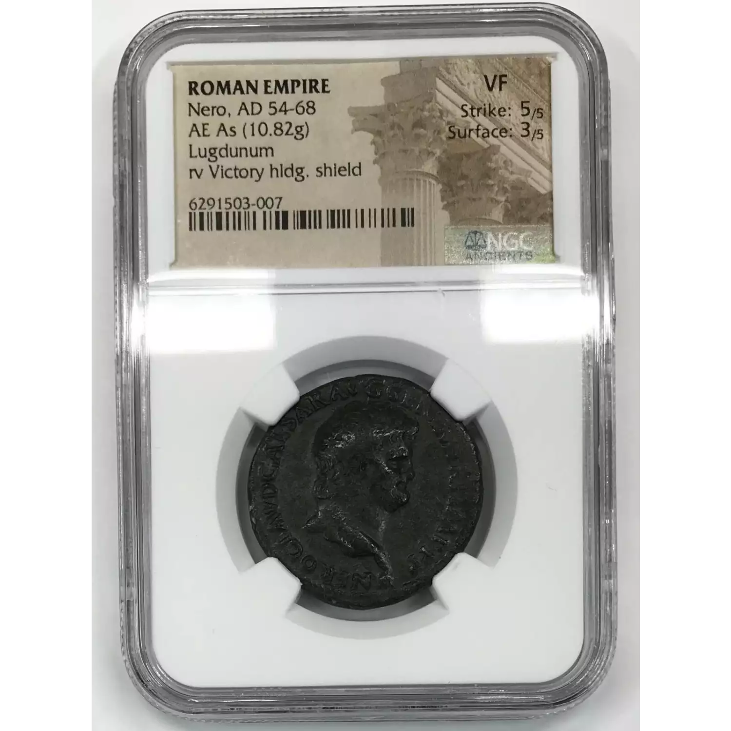 AD 54-68 Roman Imperial Ancient Coin NGC VF-Strike:-5/5-Surface:-3/5 ...