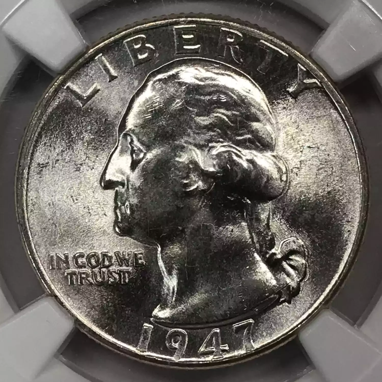 1947-D Silver Washington Quarter NGC MS-65 - Old Pueblo Coin
