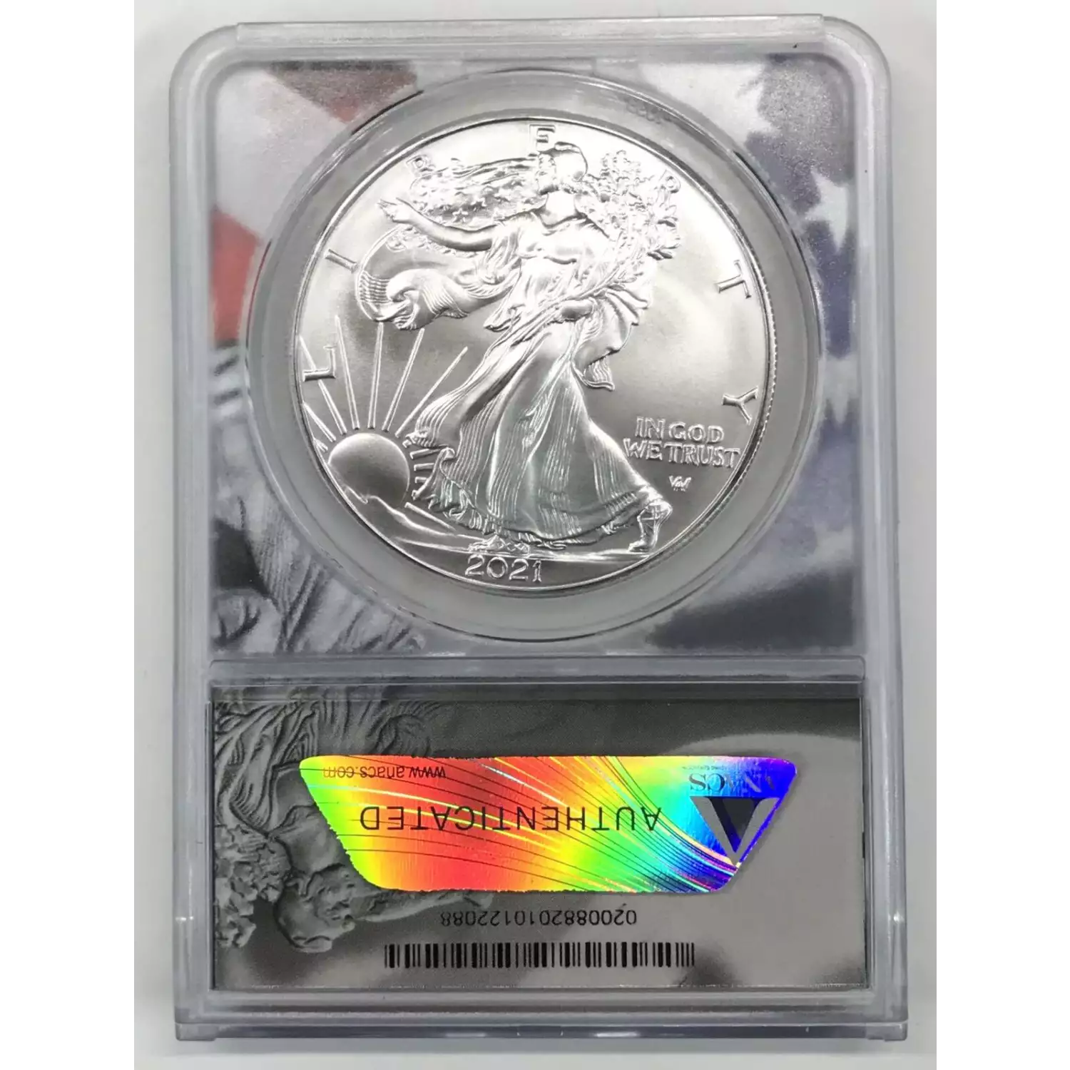 2021-(W) Silver Eagle ANACS MS-70 Type 2 Struck at West Point - Old ...