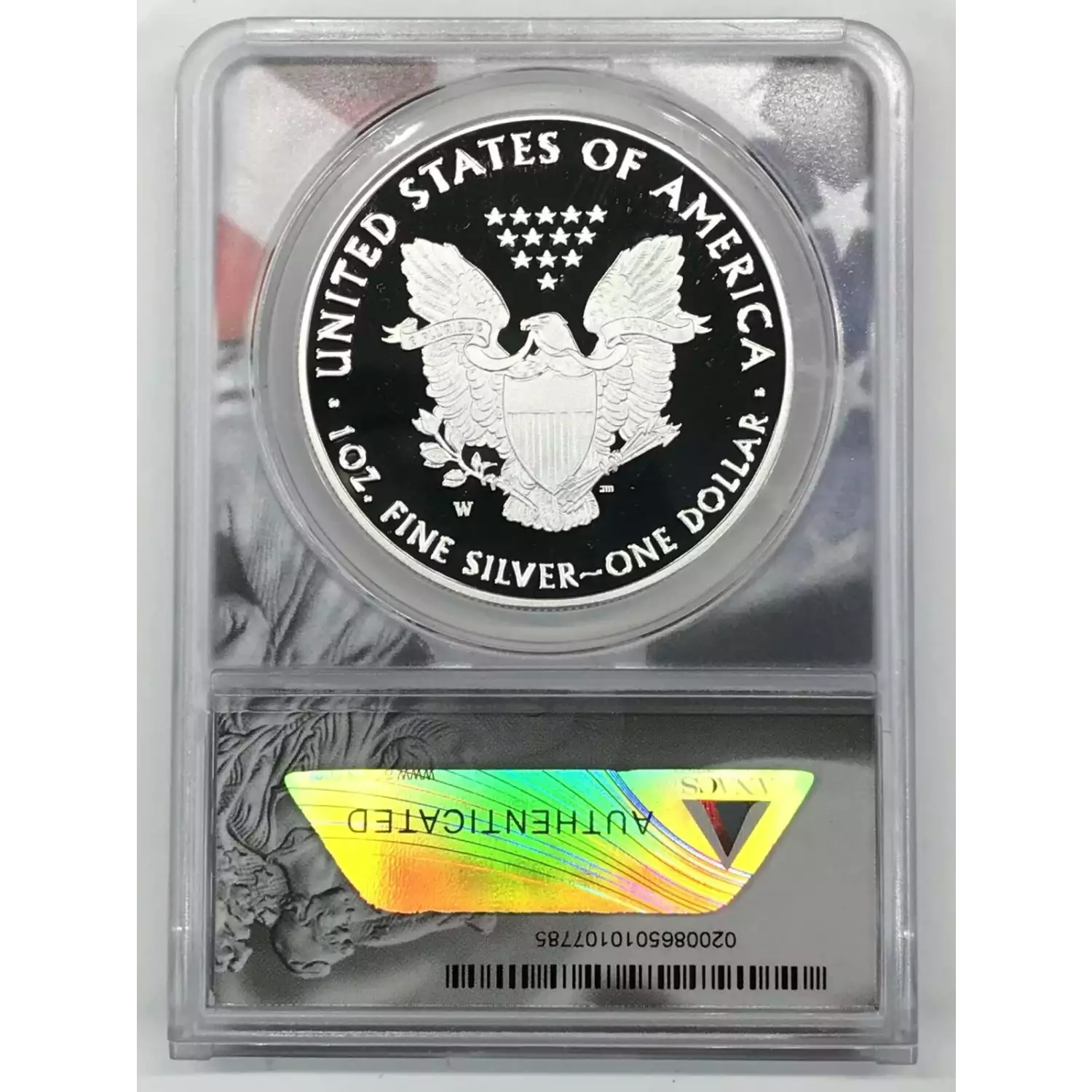 2021-W Silver Eagle ANACS PR-70 DCAM Type 1 First Strike - Old Pueblo Coin