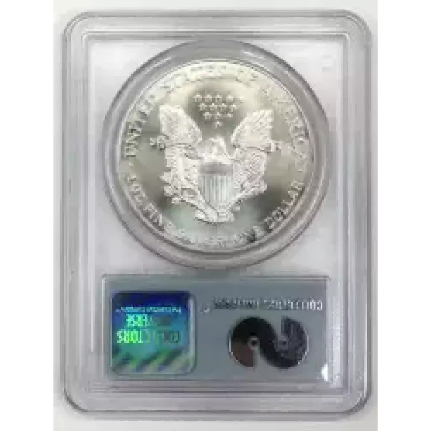 2001 Silver Eagle PCGS Gem Uncirculated WTC Ground Zero Recovery - Old ...