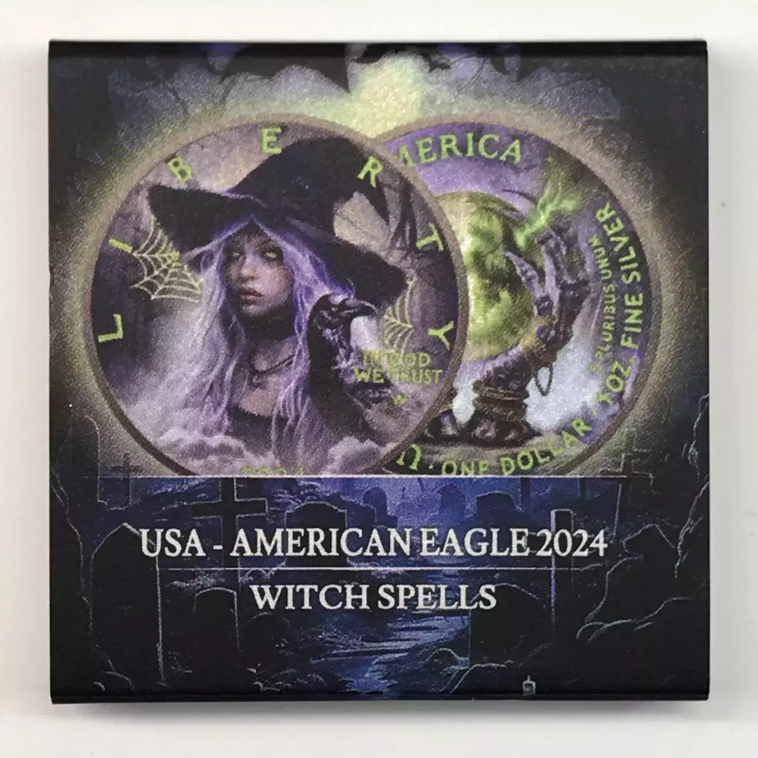 2024 Silver Eagle Witch Spells - Old Pueblo Coin