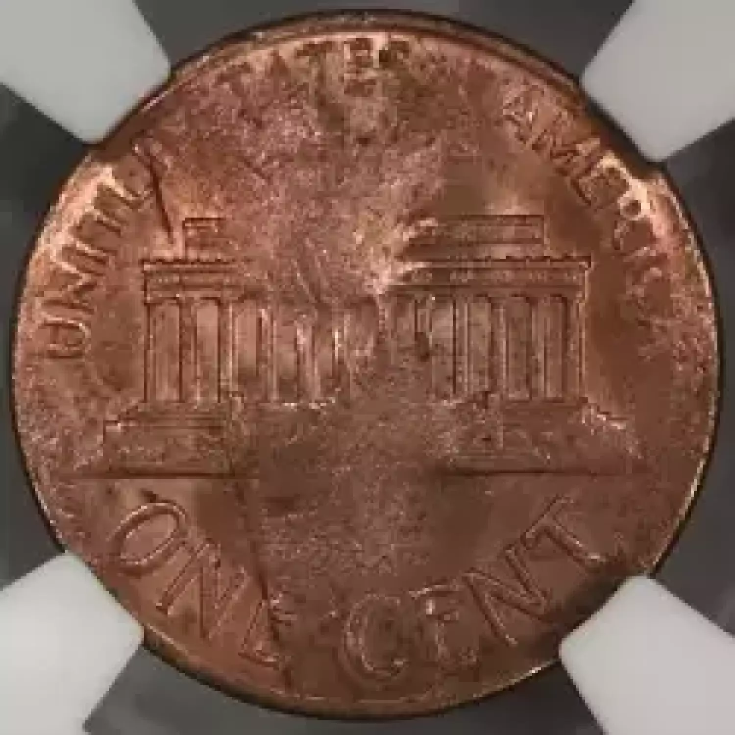 1959 Lincoln Memorial Cent NGC Mint Error Struck on Split Planchet ...