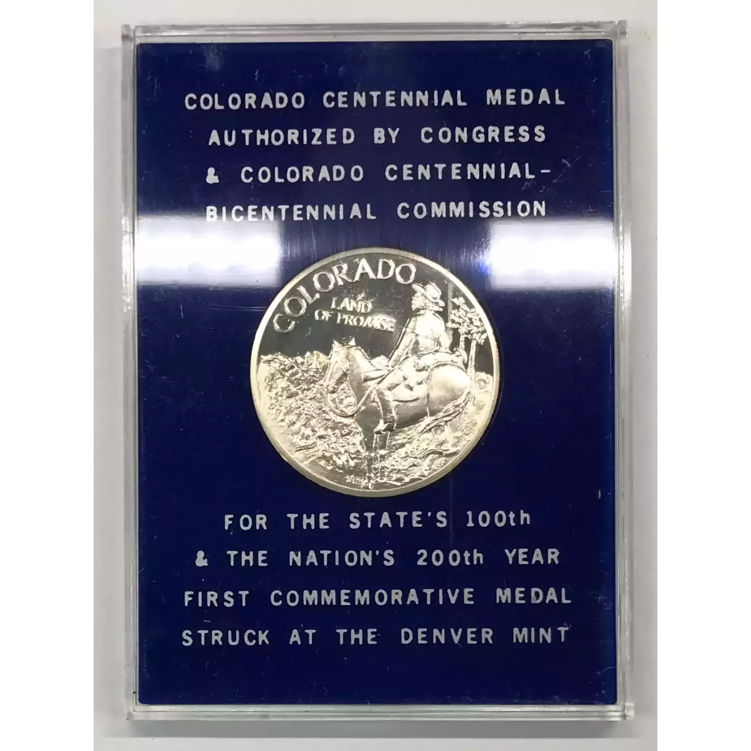 1976-D Silver Medal Colorado Centennial - Old Pueblo Coin