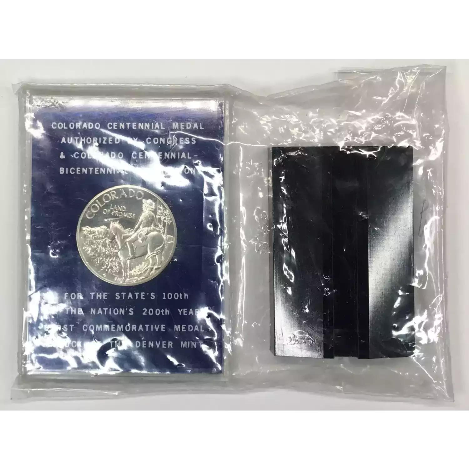 1976-D Silver Medal Colorado Centennial - Old Pueblo Coin